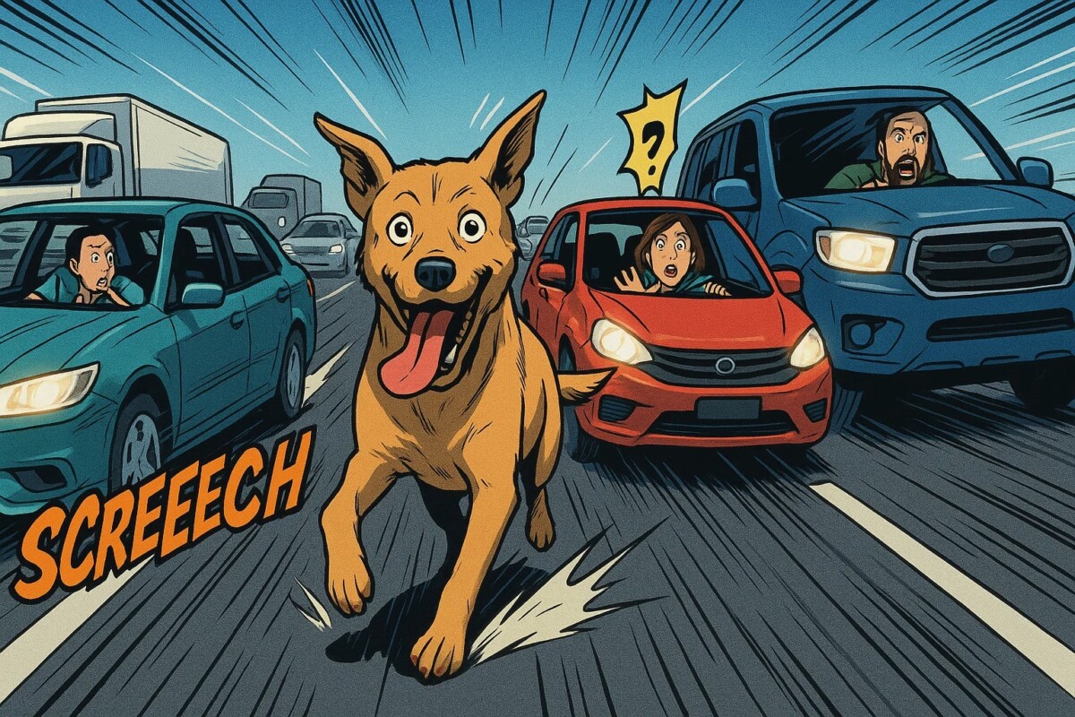 Cane in autostrada: chi paga i danni all’auto?